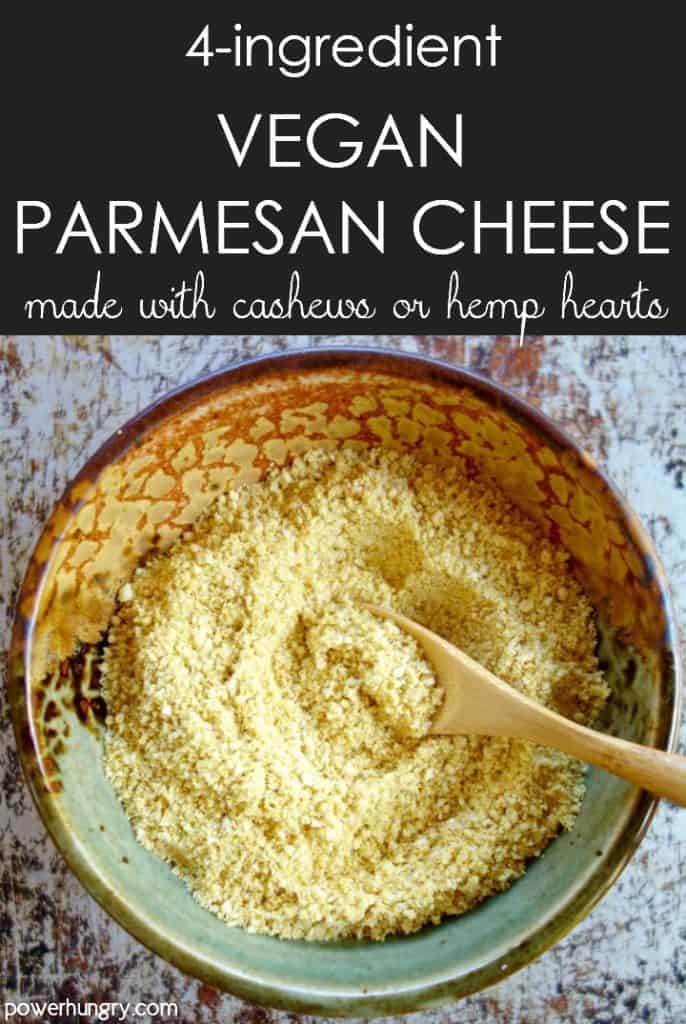 Easy Vegan Parmesan Cheese Nut Free Option Powerhungry