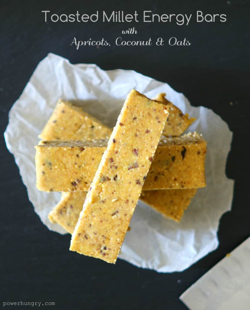 Millet Apricot Bars (Vegan, Gluten-Free) | powerhungry®