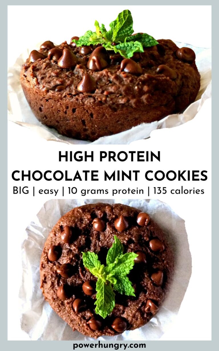 High Protein Chocolate Mint Cookies (V, GF) | powerhungry®