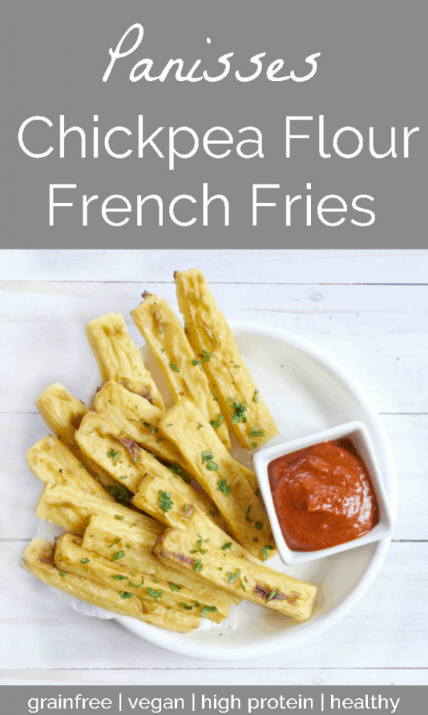 Chickpea Flour French Fries {Panisses} -Vegan, Grain-Free | power hungry