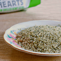 Strawberry Hemp Heart Ice Cream {vegan, High Protein} } power hungry
