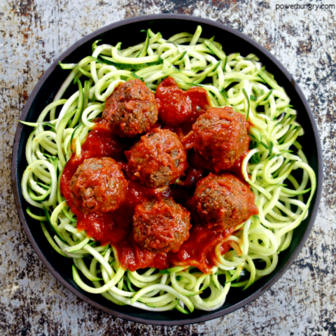 Lentil Mushroom Meatballs (High Protein) | powerhungry®