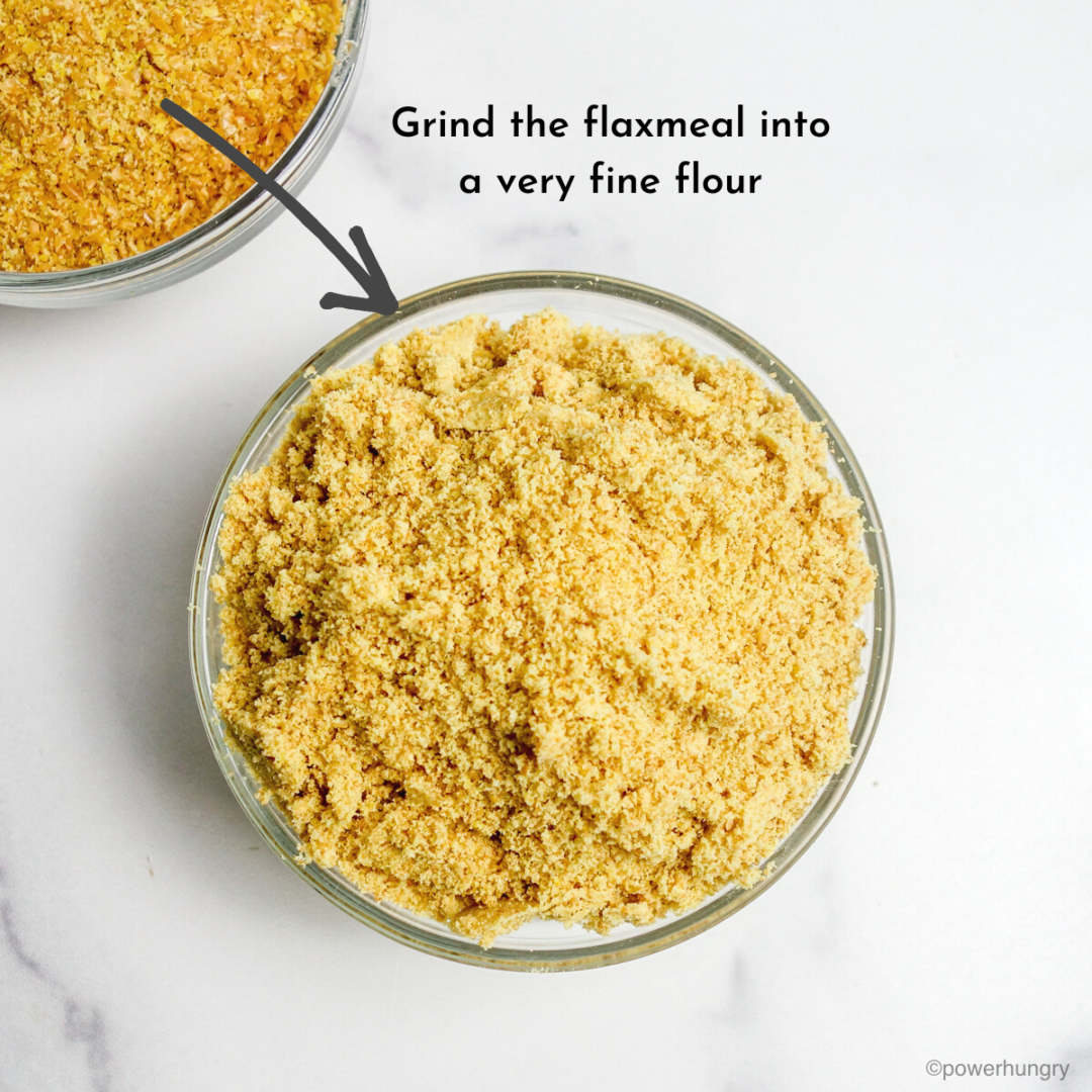 2-Ingredient Flax Sandwich Bread (V, GF, K) | powerhungry®