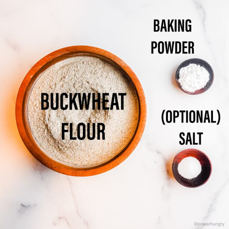 2-Ingredient Buckwheat Pizza Crust (V, GF, easy) | powerhungry®