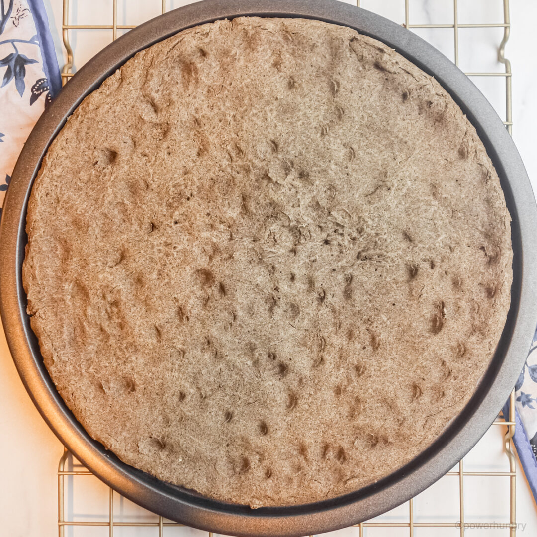 2-Ingredient Buckwheat Pizza Crust (V, GF, easy) | powerhungry®