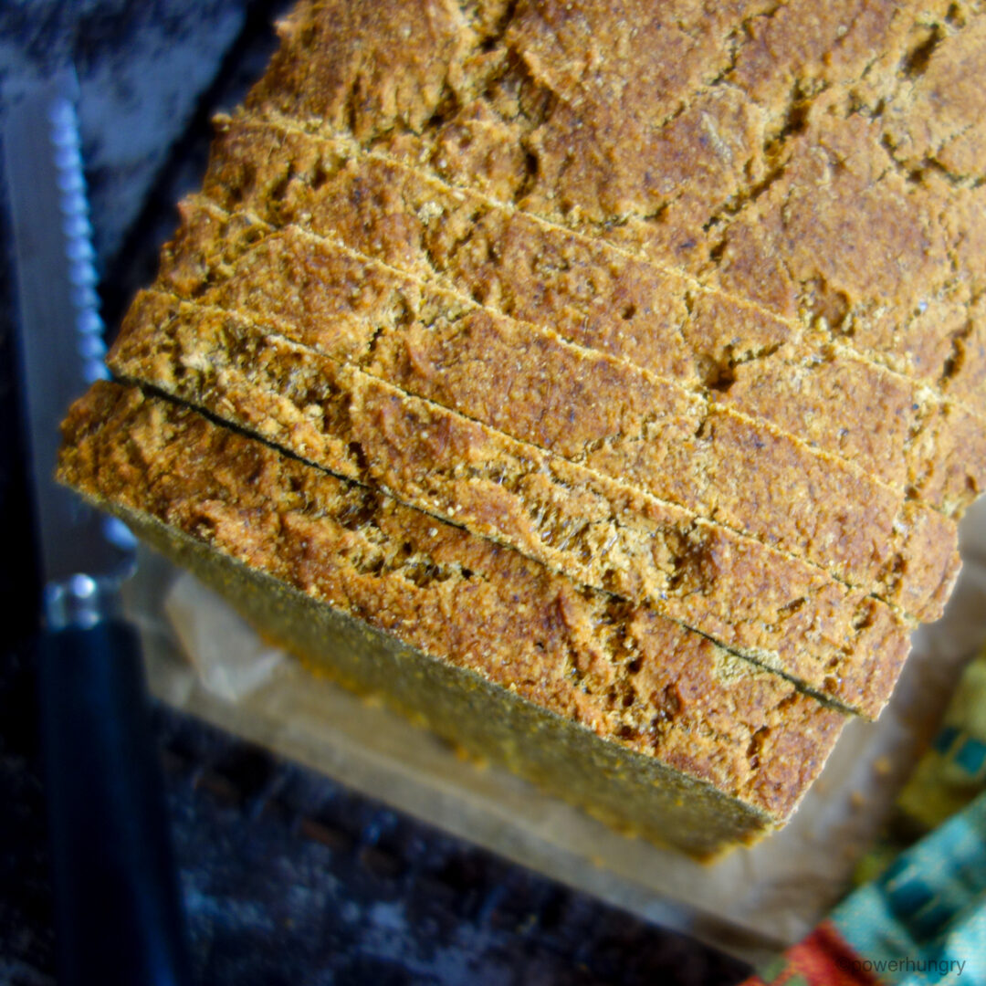 100% Millet Pumpkin Bread (V, GF, oil-free) | powerhungry®