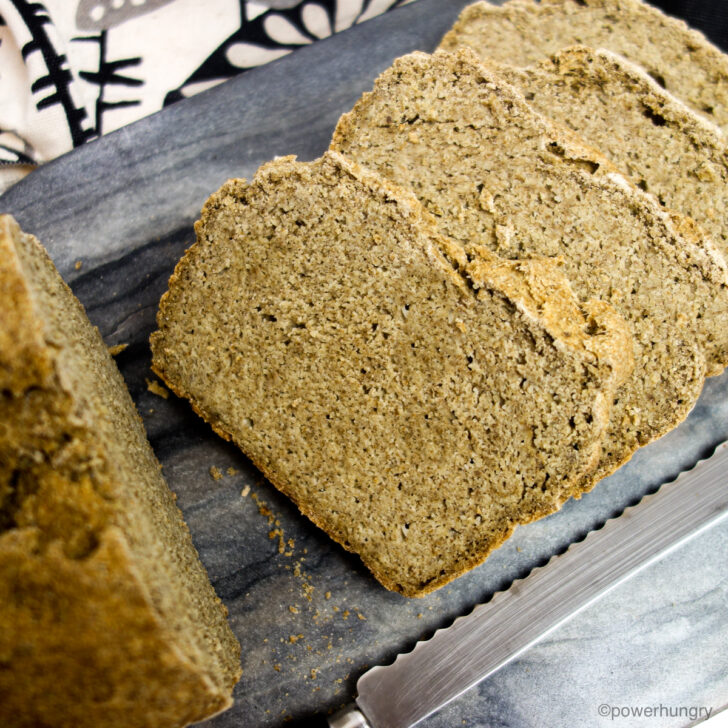 3-Ingredient Chia Millet Bread (V, GF, Oil-Free) | powerhungry®