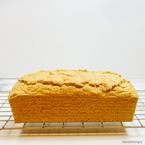 3-Ingredient Millet Flax Bread (Vegan, Oil-Free, GF)| powerhungry®
