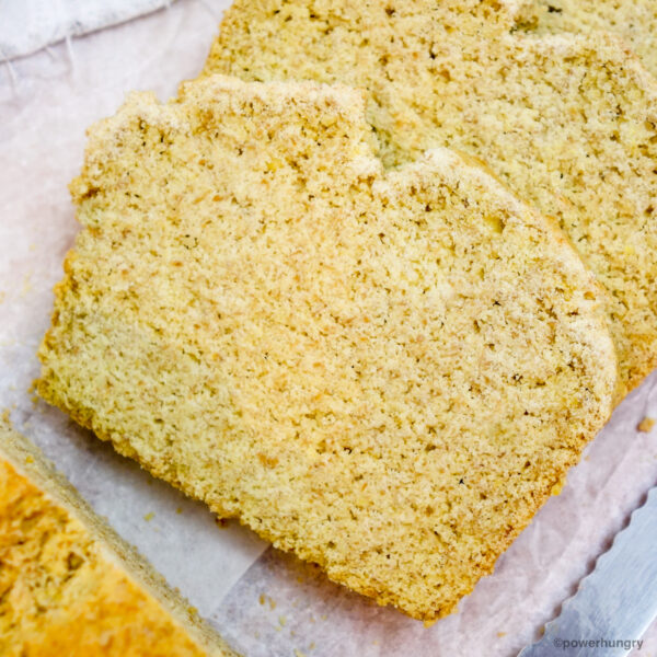 3-Ingredient Millet Flax Bread (Vegan, Oil-Free, GF)| powerhungry®