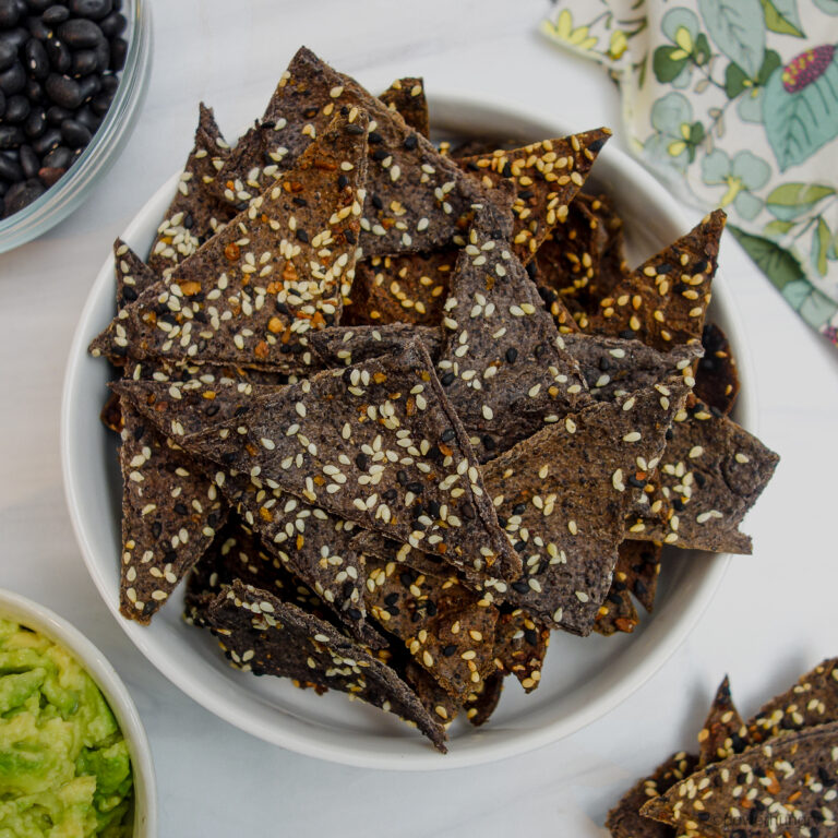 Black Bean Chips (High Protein, 3 Ingredients) | powerhungry®
