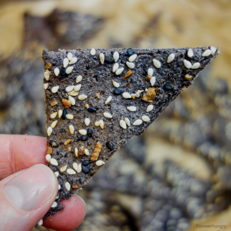 Black Bean Chips (High Protein, 3 Ingredients) | powerhungry®