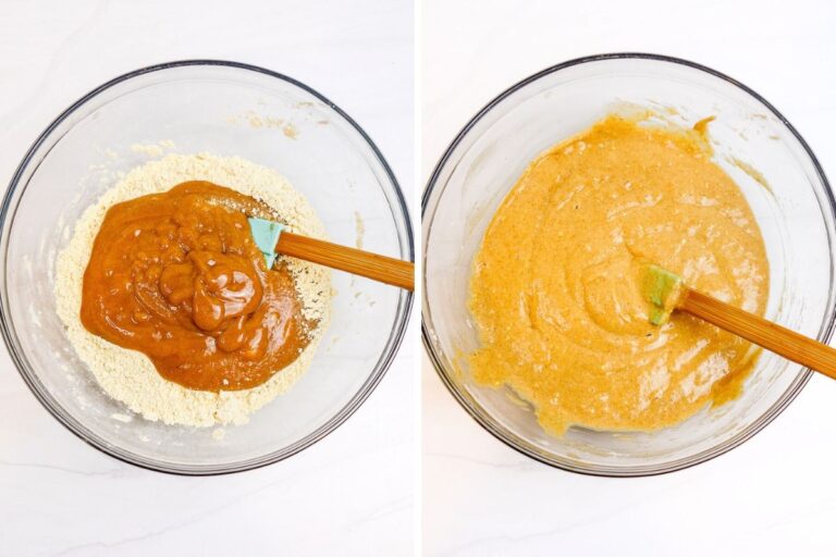 3 Ingredient Chickpea Flour Date Muffins (V, GF)| powerhungry®