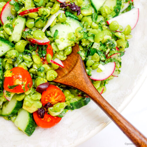 Split Pea Salad (High Protein, V, GF) | powerhungry®