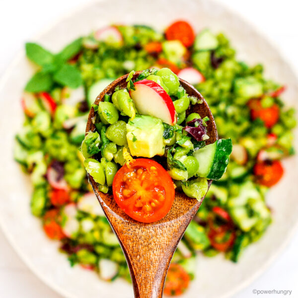 Split Pea Salad (High Protein, V, GF) | powerhungry®