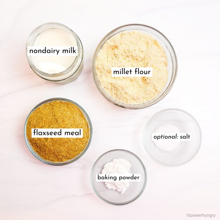 Easy 4 Ingredient Millet Biscuits (V, GF, Oil-Free) | powerhungry®