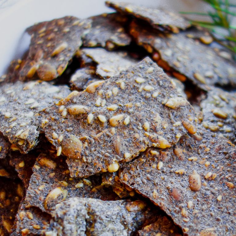 Easy Protein Buckwheat Crackers (Oil-free) | powerhungry®