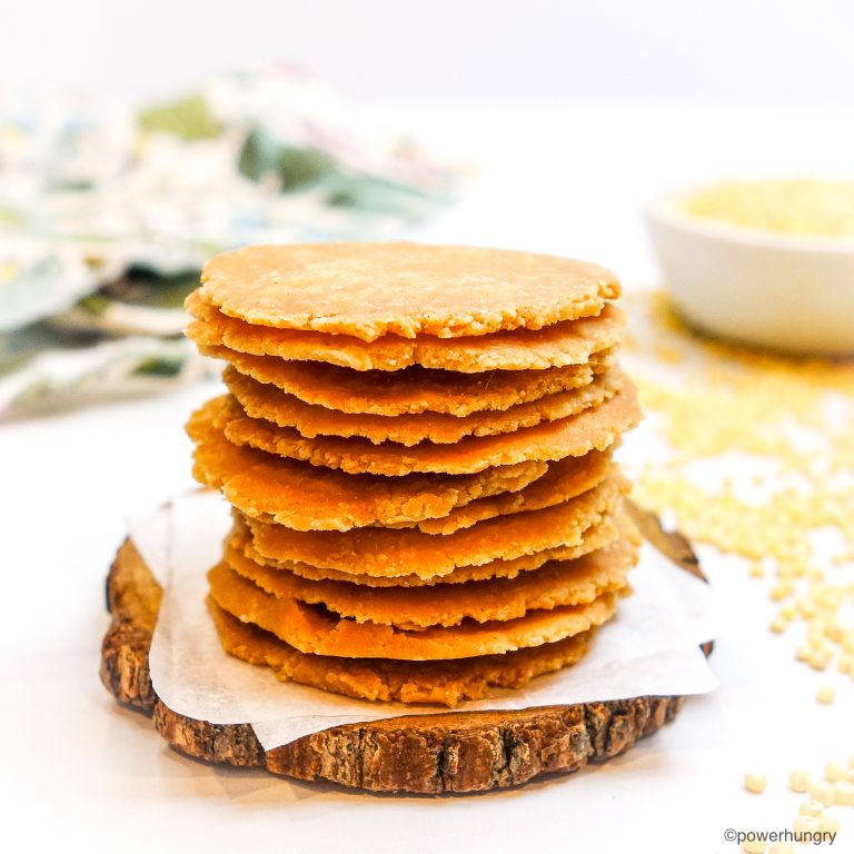 Easy Millet Crackers (Oil-Free, V, GF) | powerhungry®