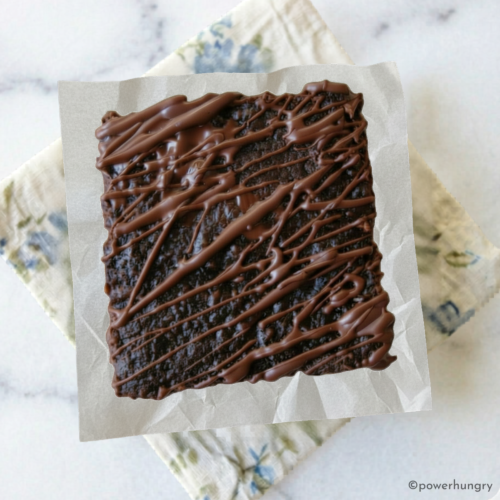 Vegan Carob Almond Flour Brownies (Grain-Free) | powerhungry®